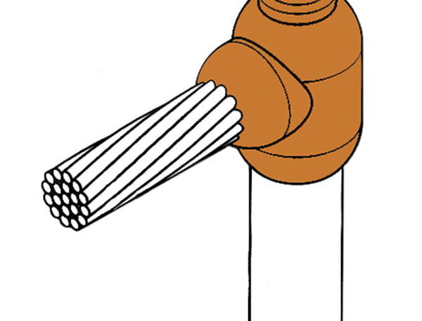 Horizontal Cable Terminal to Ground Rod Joint | AI Earthing